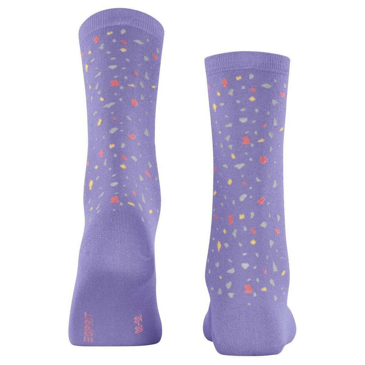 Esprit Purple Terrazzo Socks | The Socks Emporium