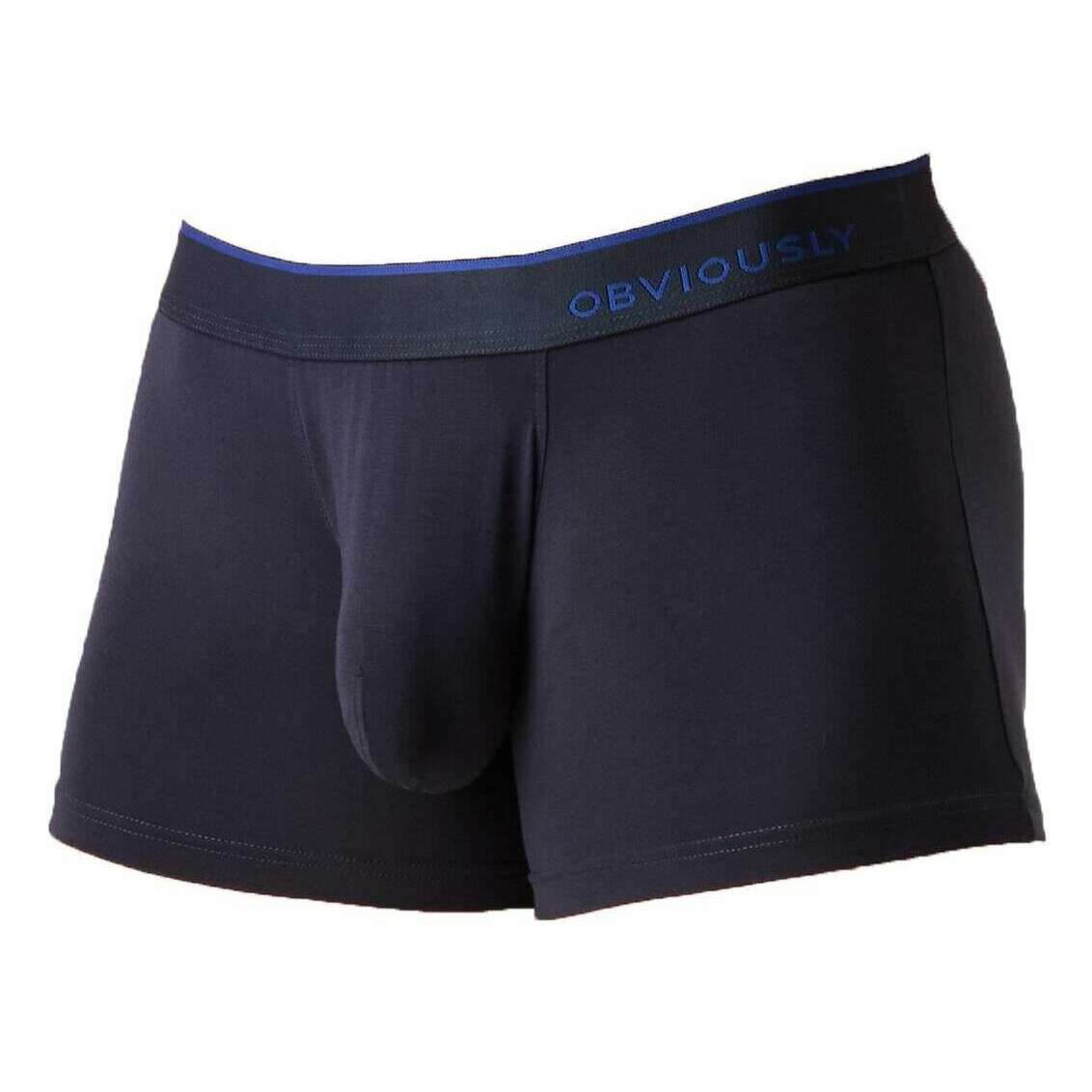 Obviously Black PrimeMan Boxer Brief 3inch Leg | The Socks Emporium
