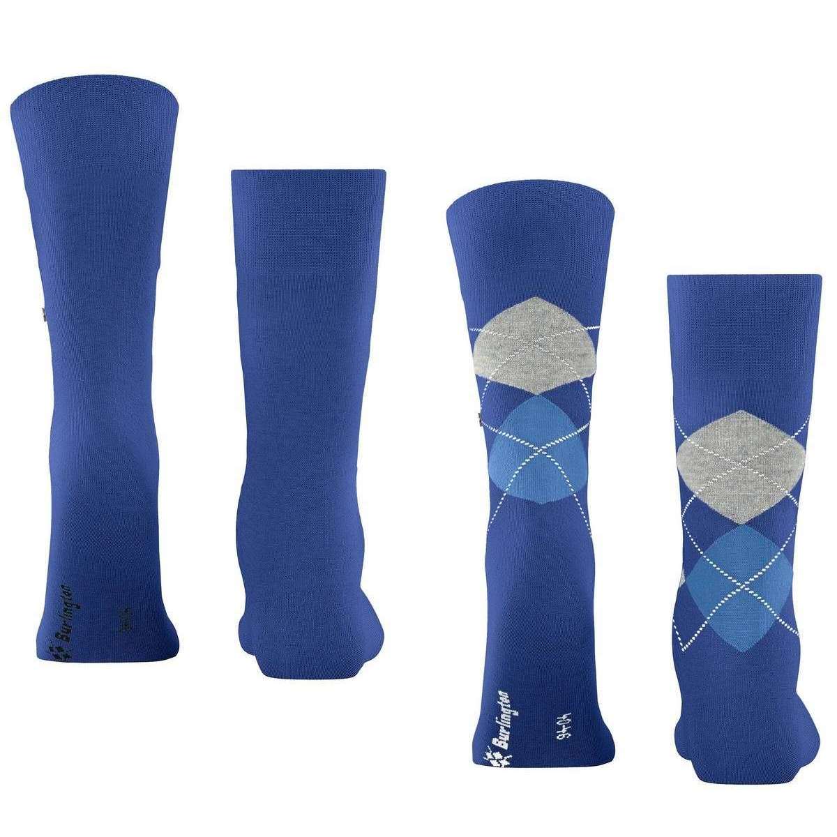 Burlington Blue Everyday Mix 2 Pack Socks | The Socks Emporium