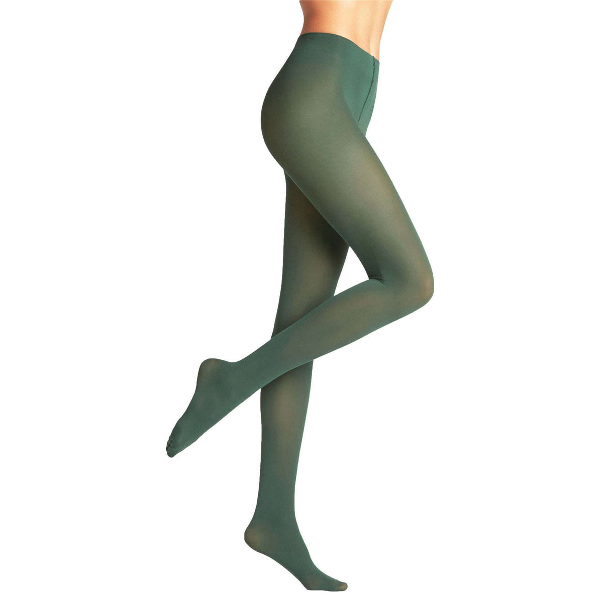 Falke Green Pure Matt 50 Deiner Tights | The Socks Emporium