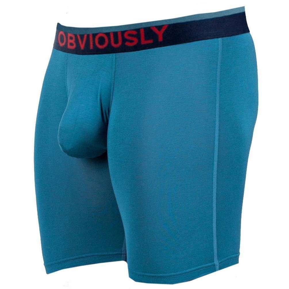 Obviously Blue FreeMan AnatoFREE Boxer Brief 6inch Leg | The Socks Emporium